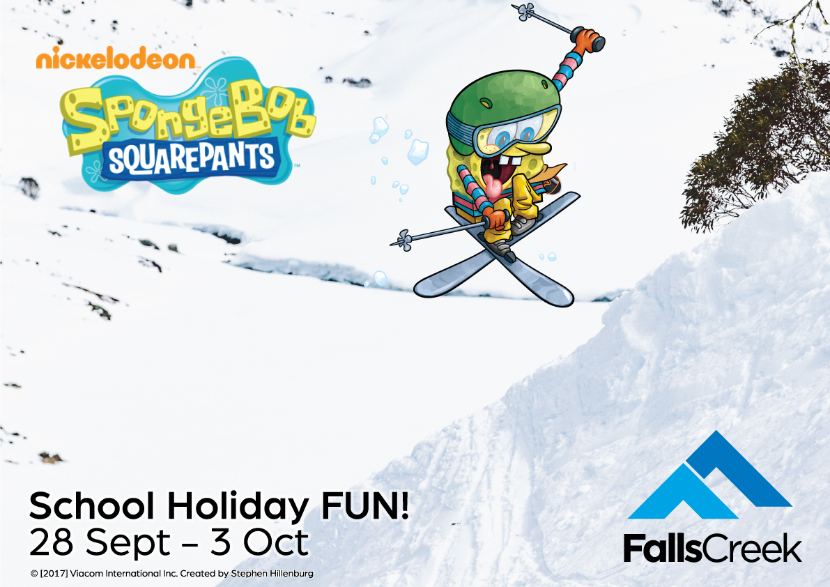 SpongeBob SquarePants is heading to Falls Creek!