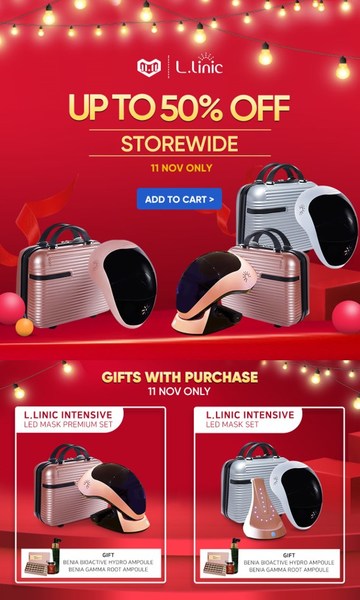 Korea's Representative LED Mask 'L.linic' successful Enters into Lazada ...