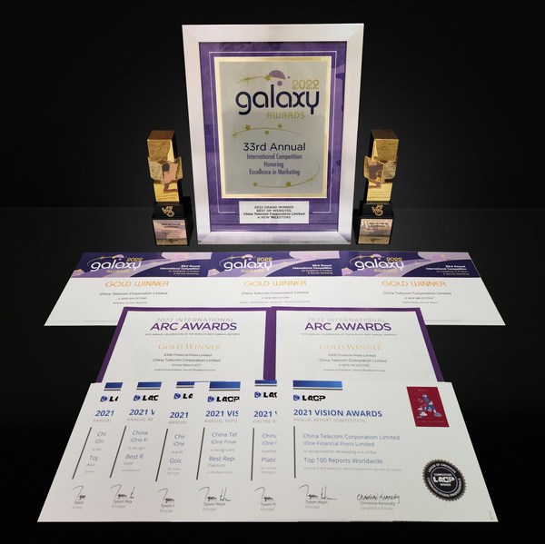 China Telecom's Annual Report Received 17 Platinum and Gold Awards and ...