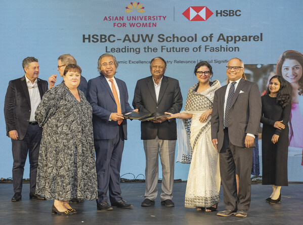 HSBC and Asian University for Women Launch School of Apparel in ...