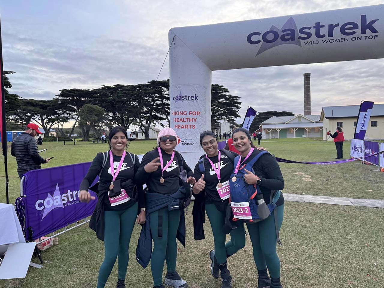 Trailblazing women healers conquer Coastrek