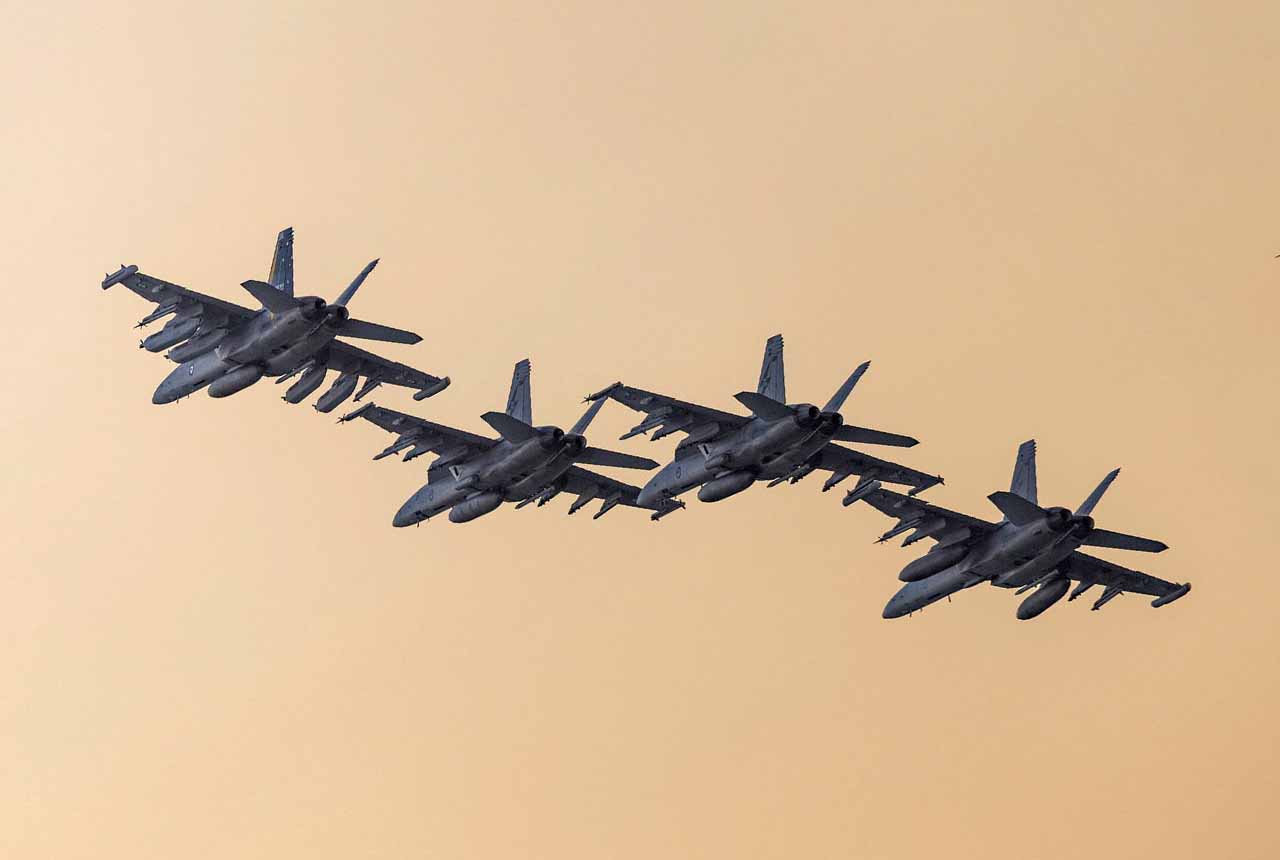 Australian jets join forces in India's skies