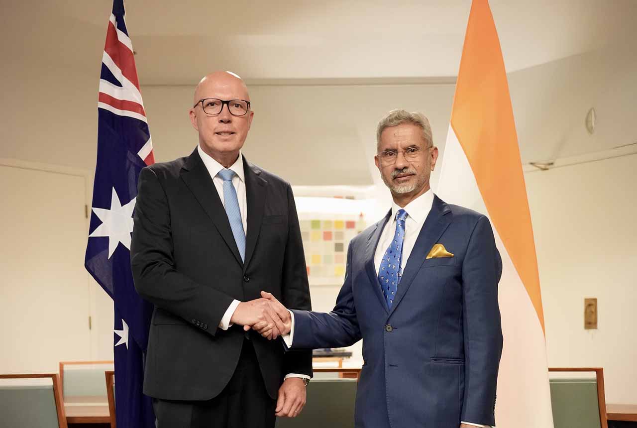 Dutton meets Jaishankar: Talks trade, security, community ties - The ...