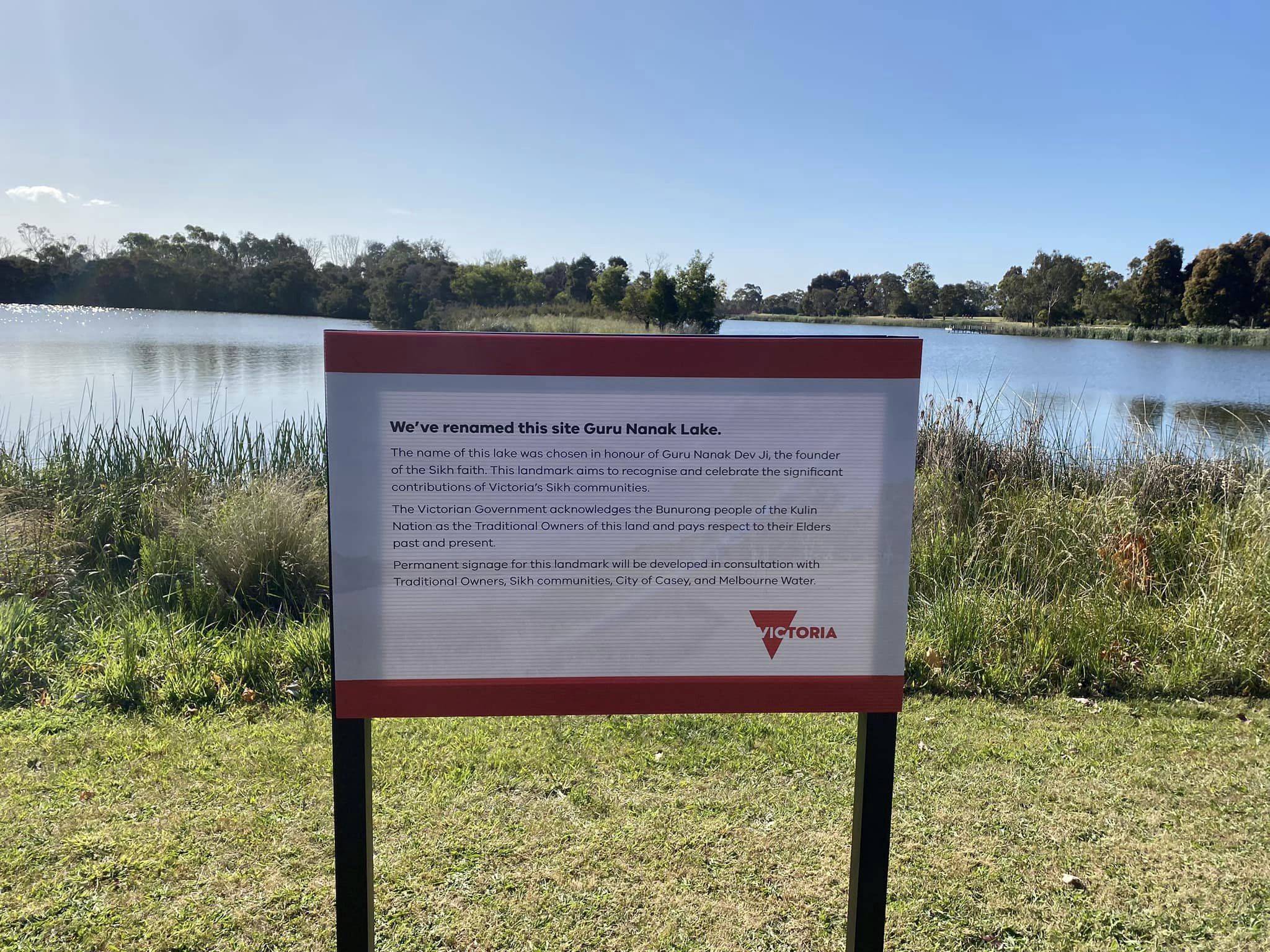 Why the row over naming of Guru Nanak Lake in Berwick Springs? - The ...