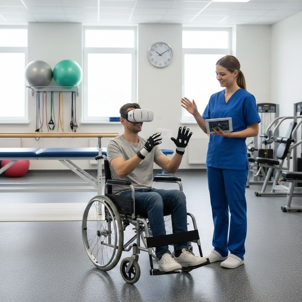 Virtual reality program to help wheelchair users practise fall recovery ...