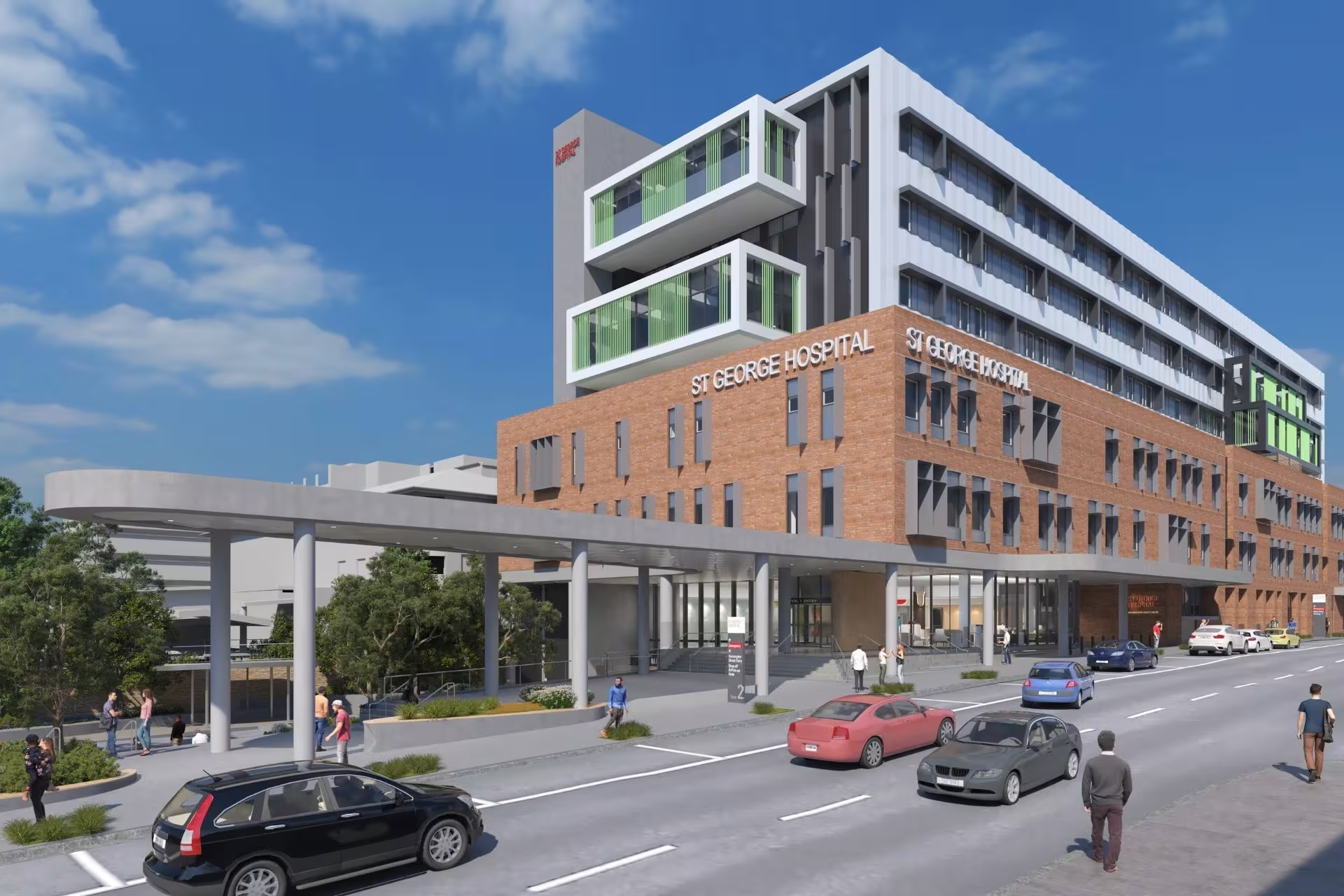 Centrepiece building completed as $411m St George Hospital ...