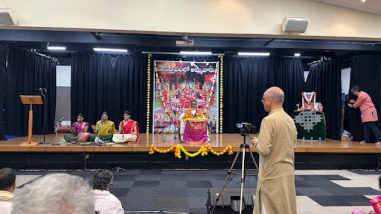 Samavedam Shanmukha Sarma brings Devi Geeta discourses and cultural ...